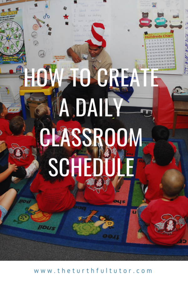 How to Create a Daily Classroom Schedule - The Truthful Tutors