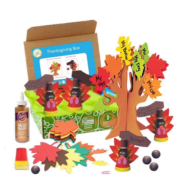 Green Kid Crafts Thanksgiving Box - The Truthful Tutors