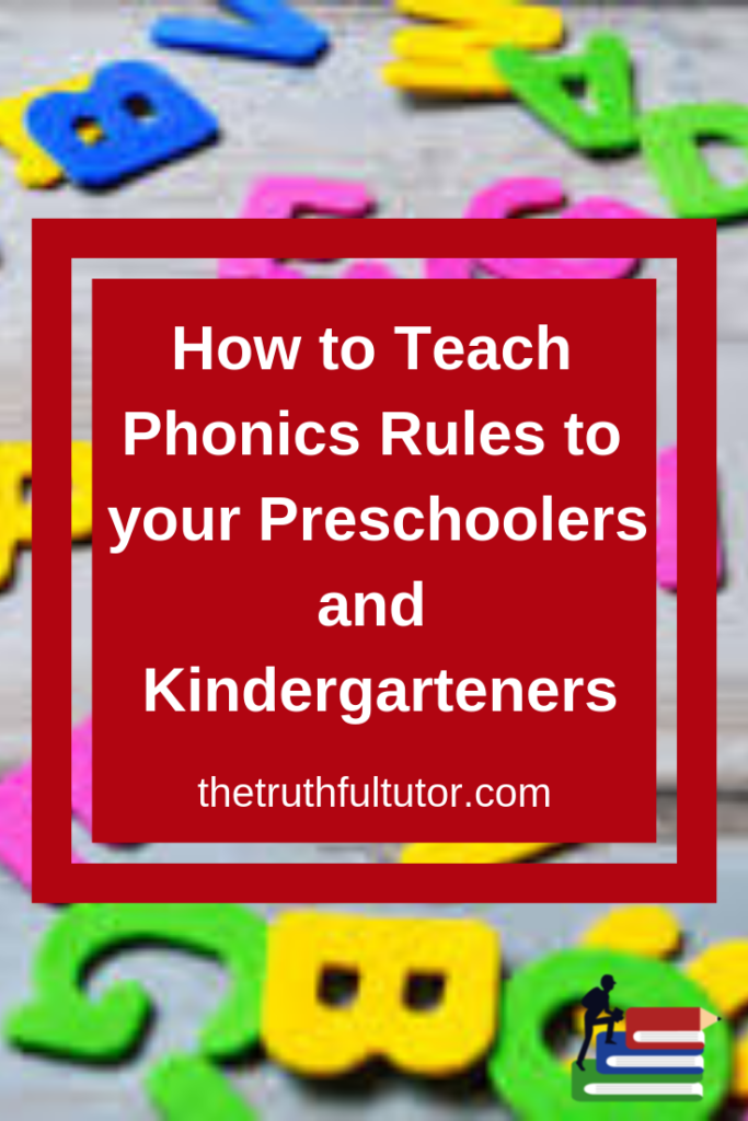 How to Teach Phonics Rules to your Preschoolers and Kindergarteners ...