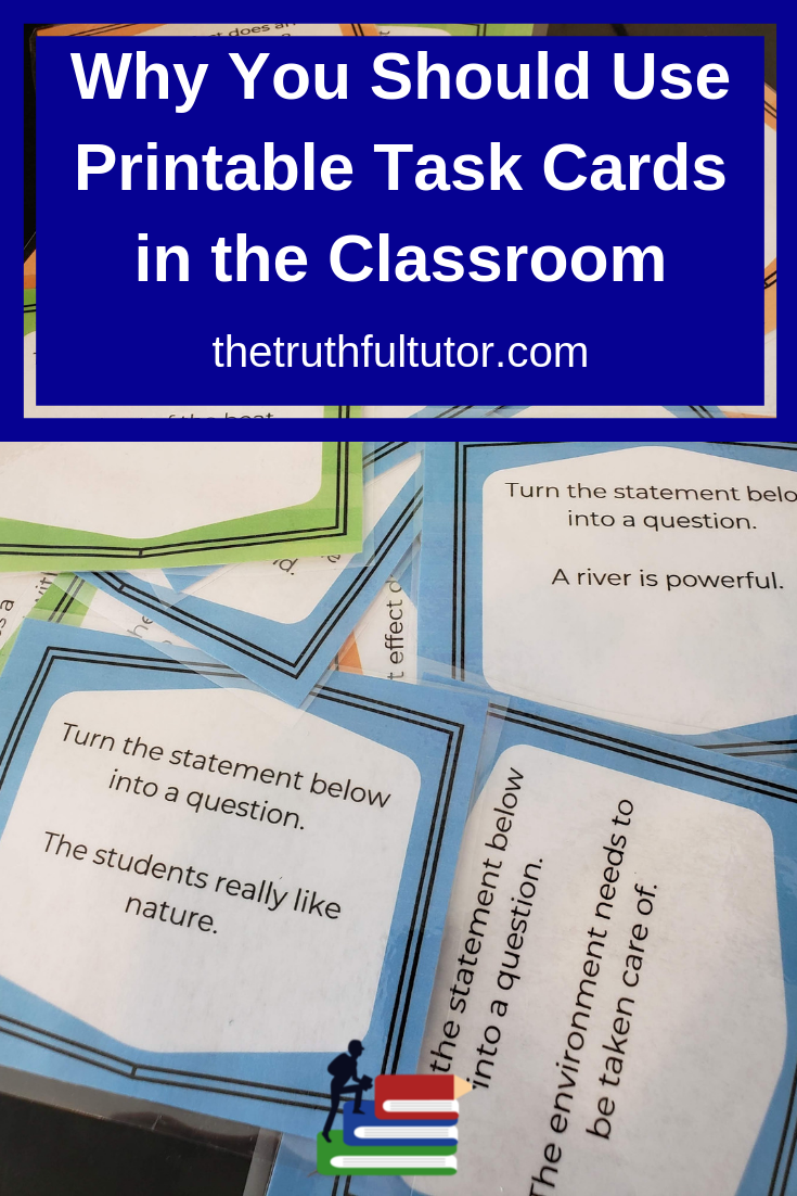 Why You Should Use Printable Task Cards in the Classroom - The Truthful ...