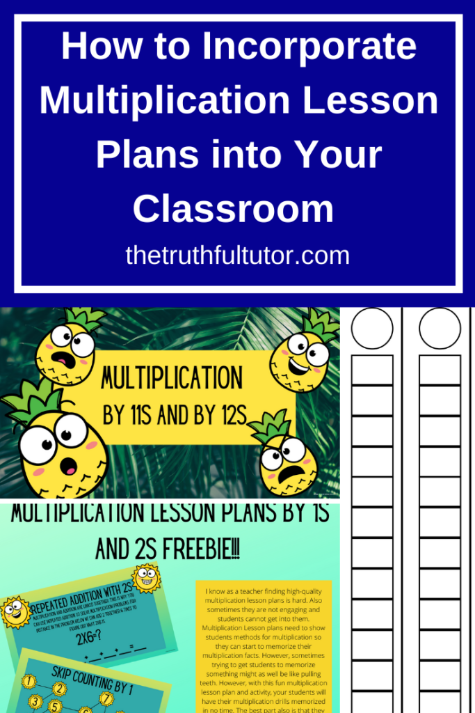 How to Incorporate Multiplication Lesson Plans into Your Classroom ...