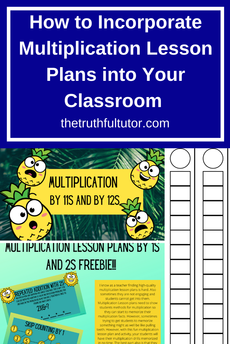 How to Incorporate Multiplication Lesson Plans into Your Classroom ...