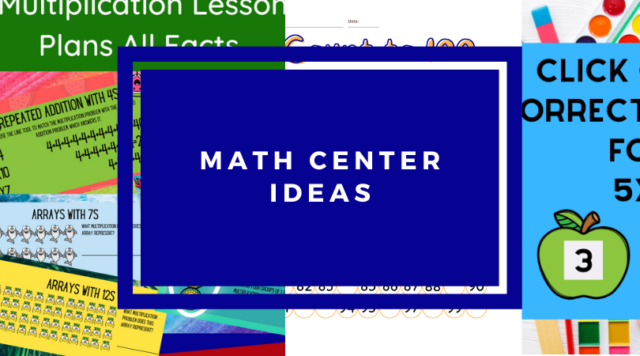 Math Center Ideas - The Truthful Tutors