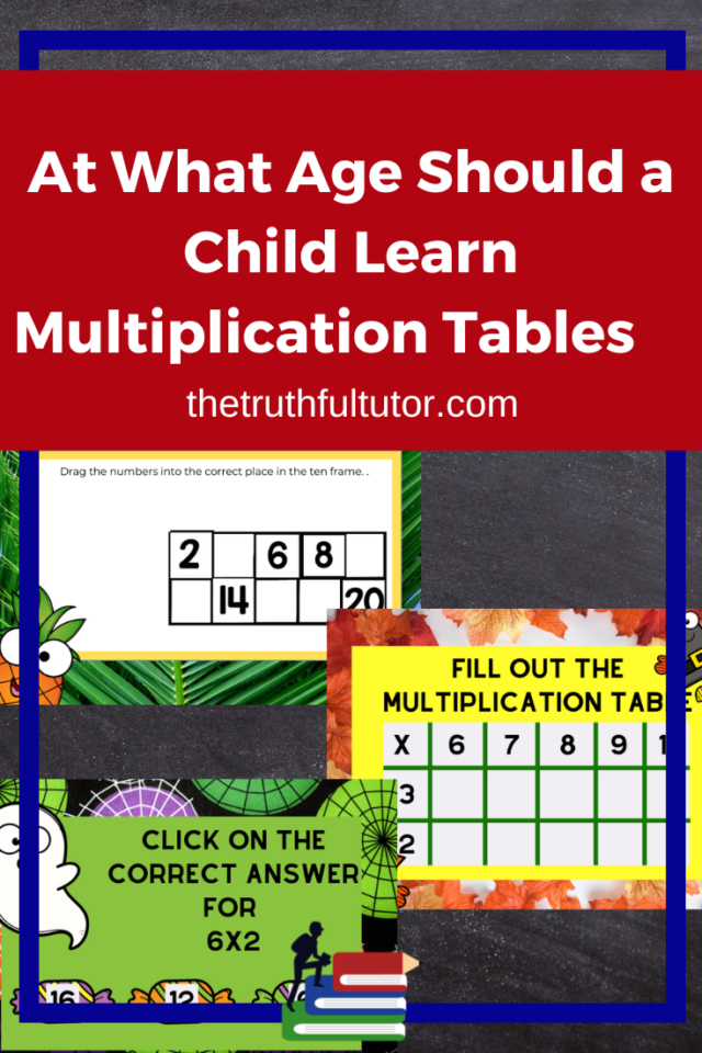 At What Age Should a Child Learn Multiplication Tables - The Truthful ...