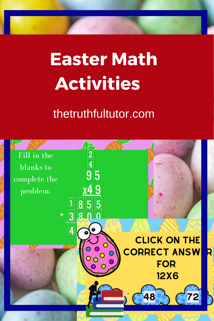 Easter Math Activities - The Truthful Tutors